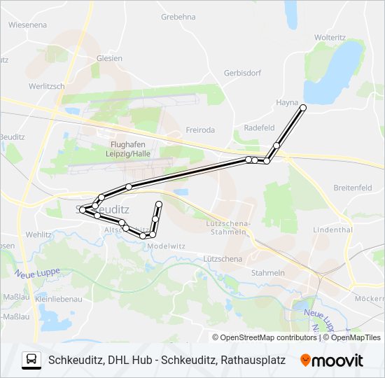 207 Route: Schedules, Stops & Maps - + Delitzsch Über Zschortau ...