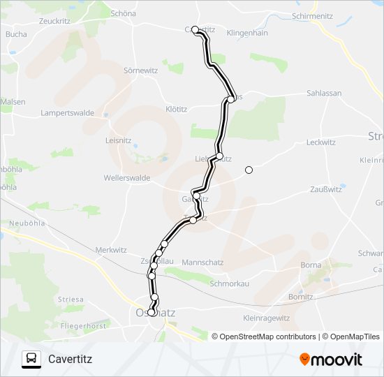 764 Route: Schedules, Stops & Maps - Cavertitz (Updated)