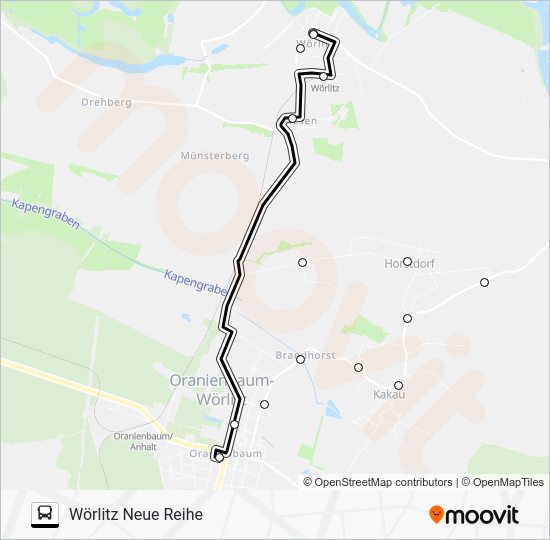 312 Route: Fahrpläne, Haltestellen & Karten - Wörlitz Neue Reihe ...