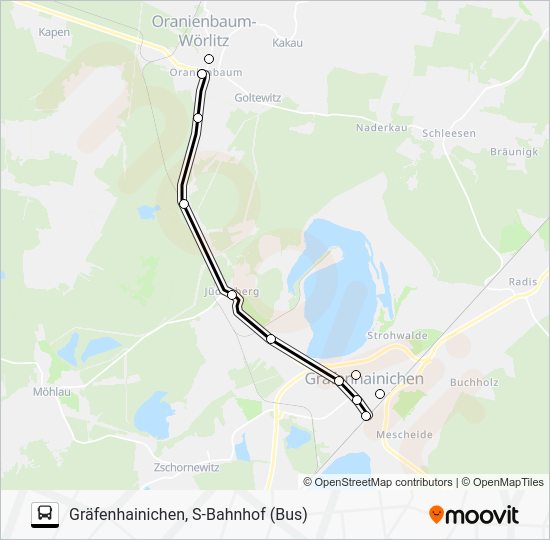 312 Route: Schedules, Stops & Maps - Gräfenhainichen, S-Bahnhof (Bus ...