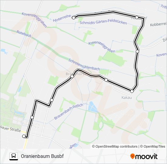 312 Route: Schedules, Stops & Maps - Oranienbaum Busbf (Updated)
