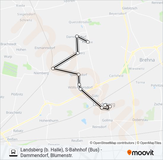 346 Route: Fahrpläne, Haltestellen & Karten - Kneipe, Köthener Str ...
