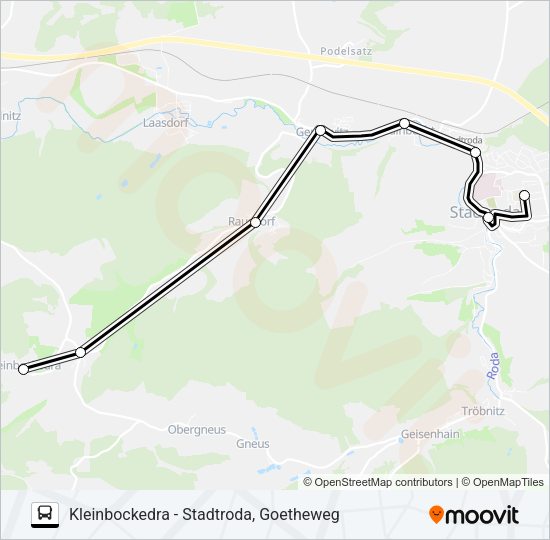 475 Route: Fahrpläne, Haltestellen & Karten - Kleinbockedra (Aktualisiert)