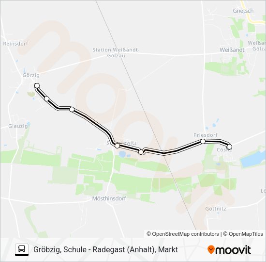 493 Route: Schedules, Stops & Maps - Görzig Schule (Updated)