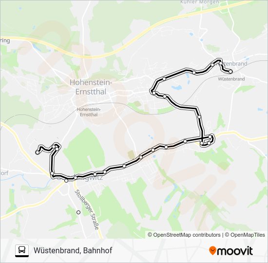 252 Route: Schedules, Stops & Maps - Wüstenbrand, Bahnhof (Updated)