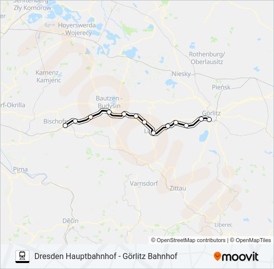 rb 60 Route: Schedules, Stops & Maps - Bischofswerda Bahnhof (Updated)