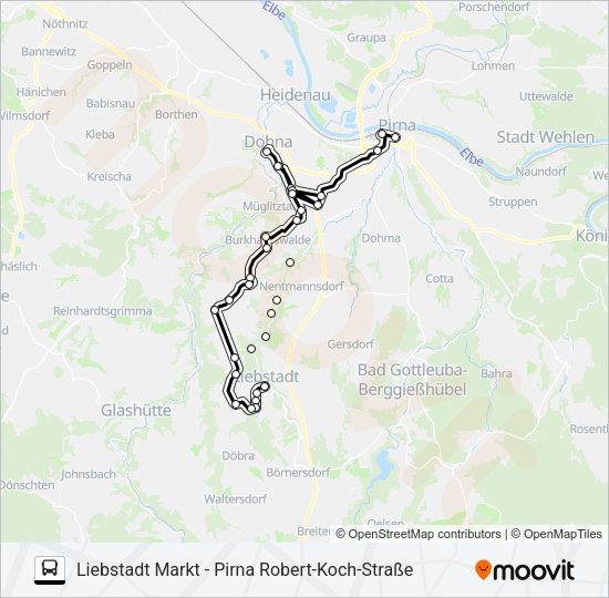 204 Route: Schedules, Stops & Maps - Liebstadt Markt (Updated)