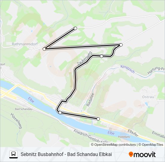 260 Route: Schedules, Stops & Maps - Bad Schandau Personenaufzug (Updated)