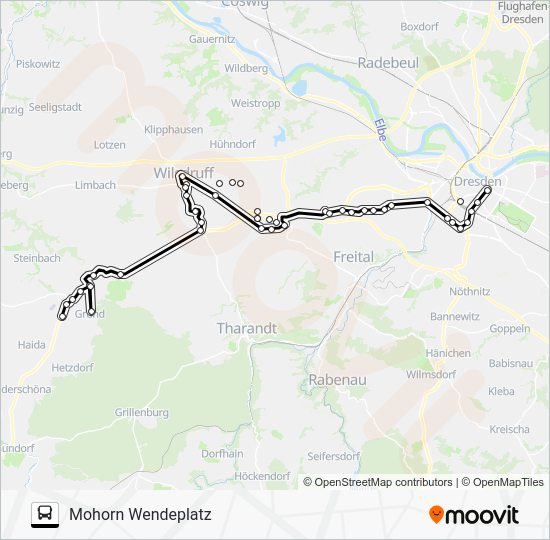 333 Route: Schedules, Stops & Maps - Mohorn Wendeplatz (Updated)