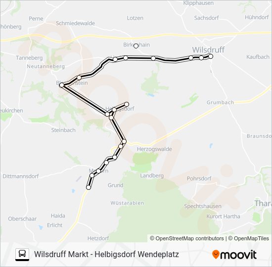 336 Route: Schedules, Stops & Maps - Mohorn Wendeplatz (Updated)