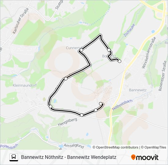 352 Route: Schedules, Stops & Maps - Bannewitz An Der Zschauke (Updated)