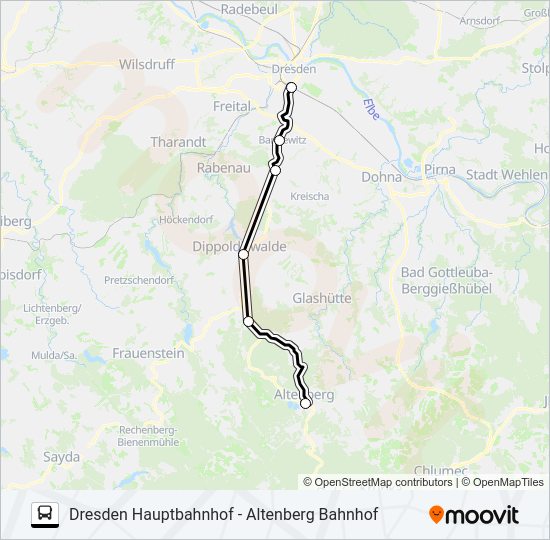 gv 60 gesamtverkehr dd alten Route: Schedules, Stops & Maps - Altenberg ...