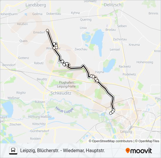190 Route: Schedules, Stops & Maps - Sietzsch Über Radefeld (Updated)