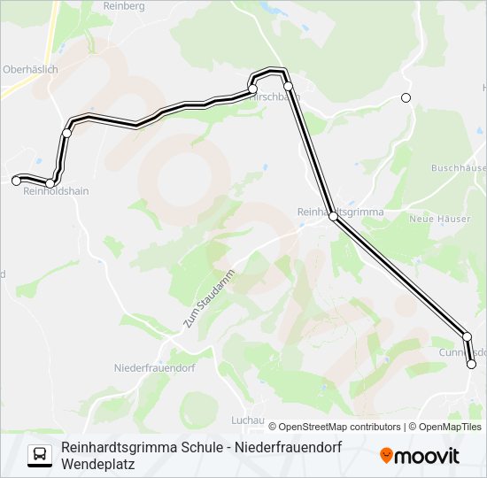 389 Route: Schedules, Stops & Maps - Cunnersdorf Bei Glashütte (Updated)