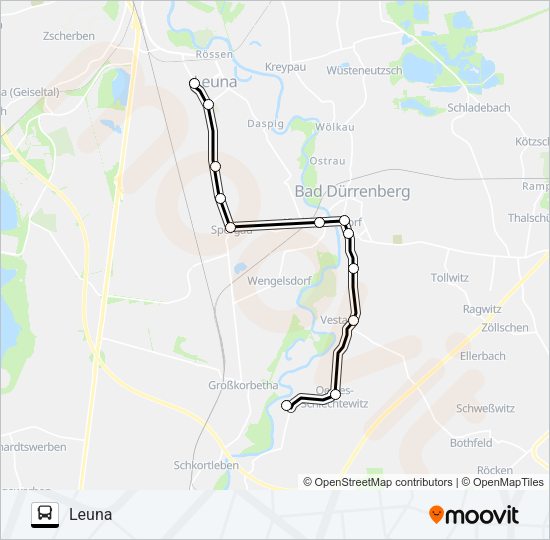 744 Route: Schedules, Stops & Maps - Leuna (Updated)