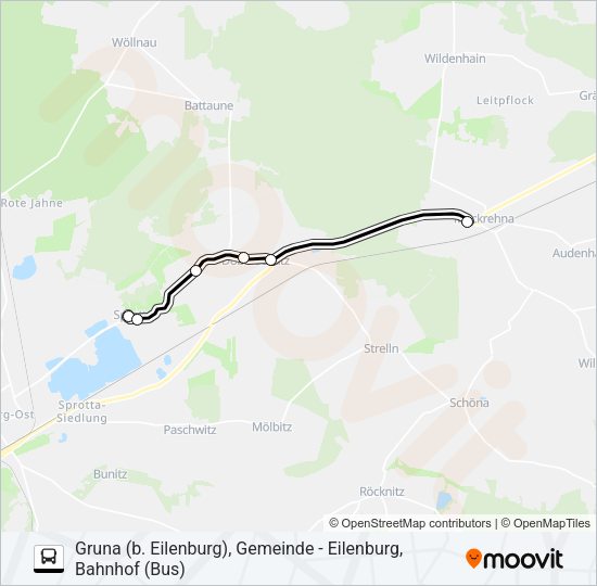 231 Route: Schedules, Stops & Maps - Sprotta -> 229 Eilenburg (Updated)