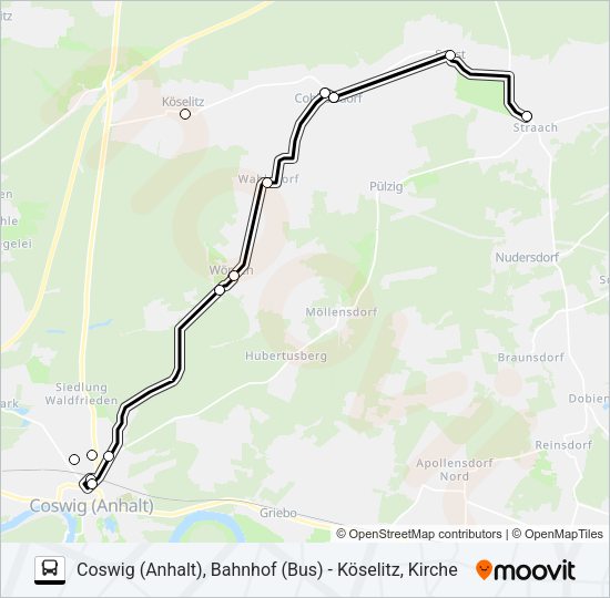 353 Route: Schedules, Stops & Maps - Coswig Bf (Updated)