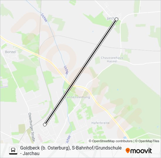 972 Route: Schedules, Stops & Maps - Stendal Nord (Updated)