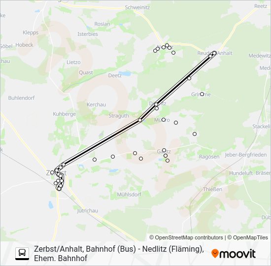 455 Route: Schedules, Stops & Maps - Zerbst Bf (Updated)