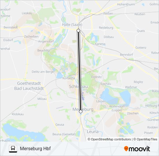 re16 Route: Schedules, Stops & Maps - Merseburg Hbf (Updated)