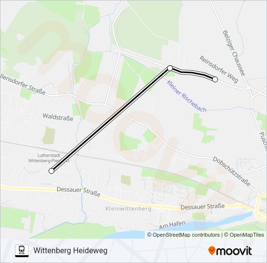 355 Route: Schedules, Stops & Maps - Wittenberg Heideweg (Updated)