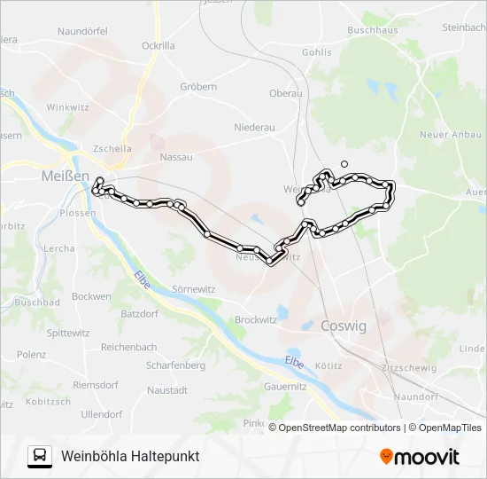 411 Route: Schedules, Stops & Maps - Weinböhla Haltepunkt (Updated)