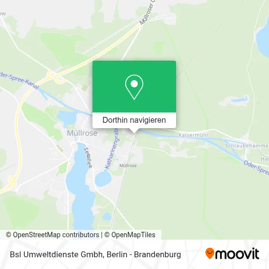 Wie komme ich mit Bahn, Bus oder Straßenbahn nach Bsl Umweltdienste ...