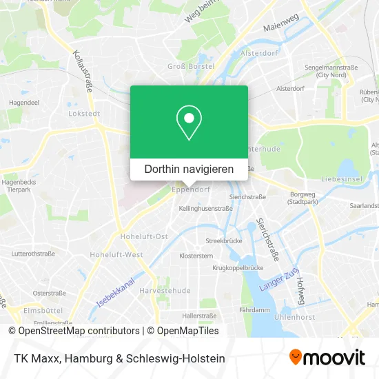 Wie komme ich mit Bus, U-Bahn, Bahn oder S-Bahn nach TK Maxx in Hamburg ...