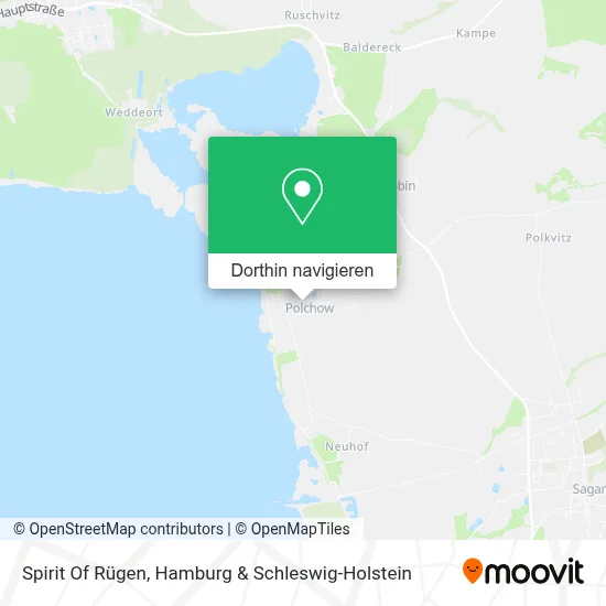 Wie kommt man mit öffentlichen Verkehrsmitteln nach Spirit Of Rügen?