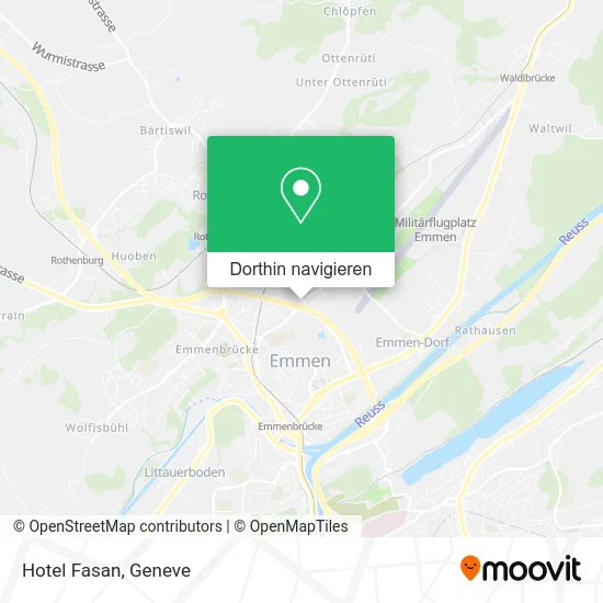 Wie komme ich mit Bahn, Bus oder Metro nach Hotel Fasan in Geneve?