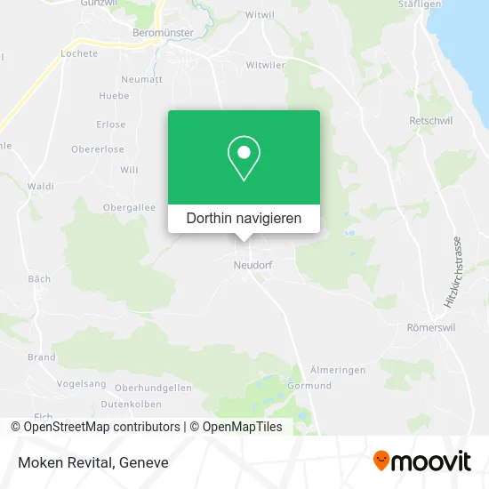 Wie komme ich mit Bahn, Bus oder Metro nach Moken Revital in Geneve?