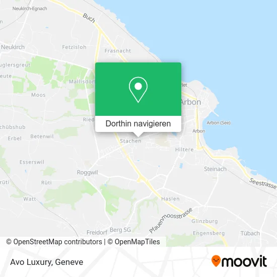 Wie komme ich mit Bahn, Bus oder Metro nach Avo Luxury in Geneve?