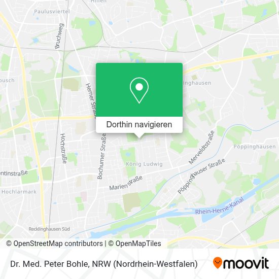 Wie komme ich mit Bus, U-Bahn, Bahn oder Straßenbahn nach Dr. Med ...