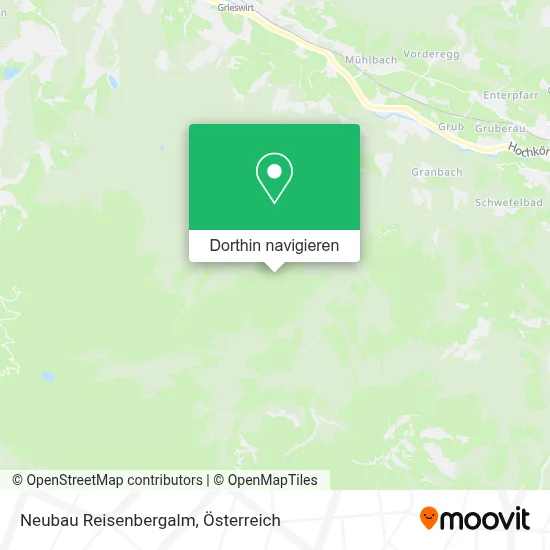 Wie kommt man mit öffentlichen Verkehrsmitteln nach Neubau Reisenbergalm?