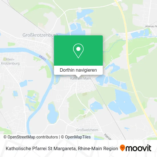 Wie komme ich mit Bahn oder Bus nach Katholische Pfarrei St Margareta ...