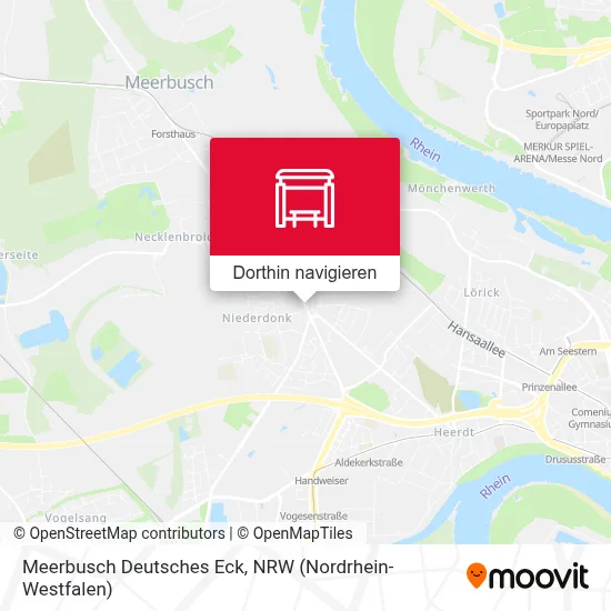 Meerbusch Deutsches Eck haltestelle - Routen, Fahrpläne und Tarife