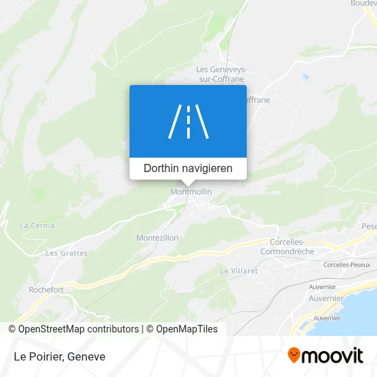 Wie komme ich nach Le Poirier, Geneve mit Bahn, Bus oder Metro?