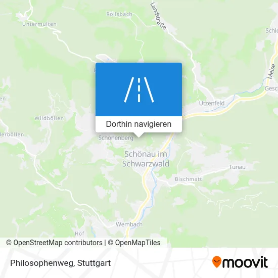 Wie komme ich nach Philosophenweg, Schönau Im Schwarzwald mit Bus, Bahn ...