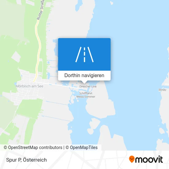 Wie komme ich nach Spur P, Mörbisch am See mit Bus oder Bahn?