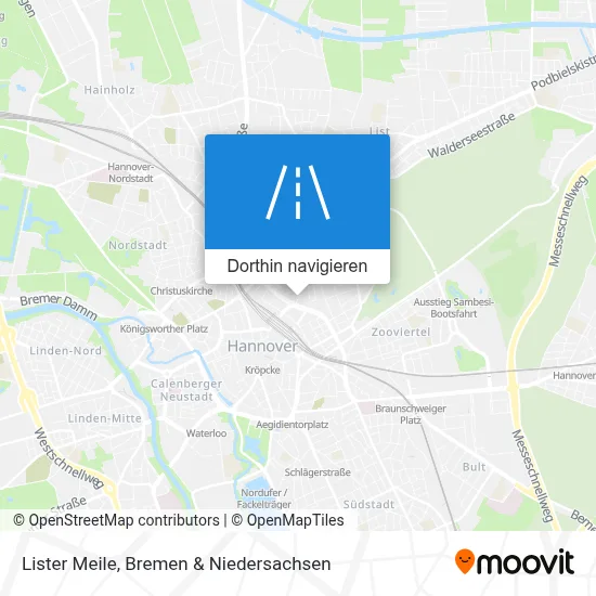 Wie komme ich nach Lister Meile, Hannover mit Bus oder Straßenbahn?