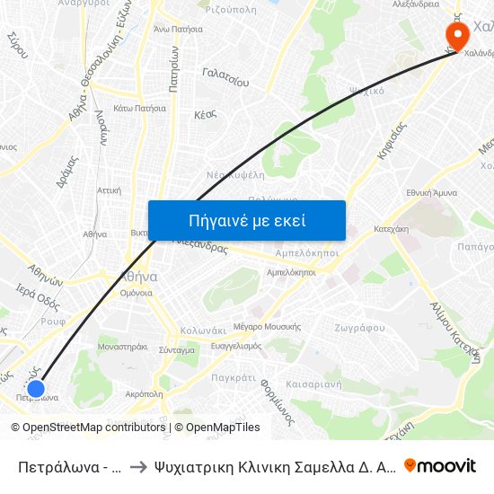 Πετράλωνα - Petralona, Άνω Πετράλωνα έως Ψυχιατρικη Κλινικη Σαμελλα Δ ...