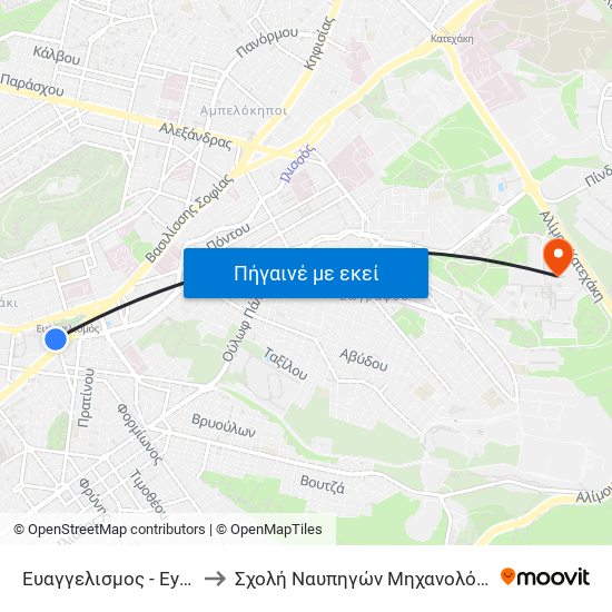 Ευαγγελισμος - Eyaggelismos, Κολωνάκι έως Σχολή Ναυπηγών Μηχανολόγων ...
