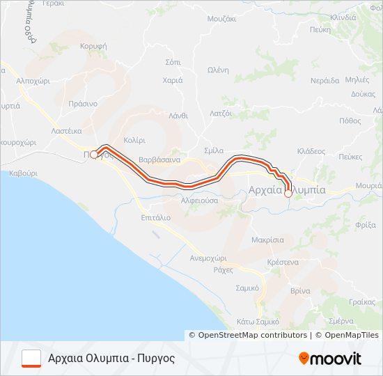 πυργος αρχολυμπια πυργος Διαδρομή: Δρομολόγια, Στάσεις & Χάρτες ...