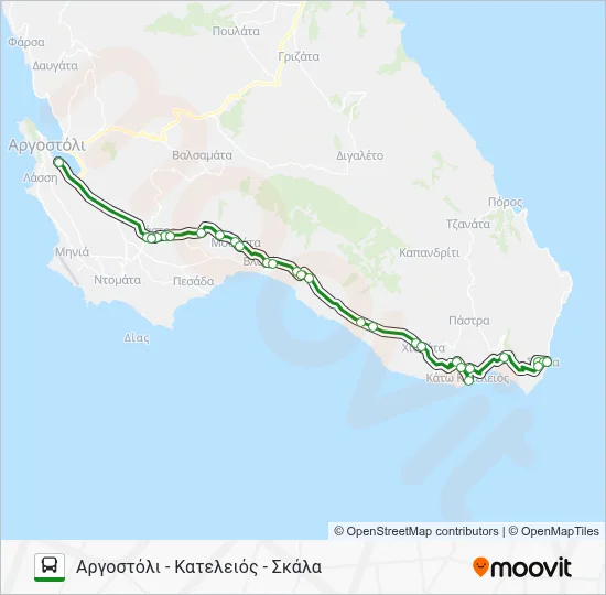 ARGOSTOLI KATELIOS SKALA Route: Schedules, Stops & Maps - Argostoli ...