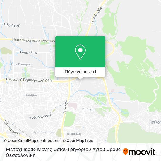 Πώς να φτάσετε στον προορισμό Μετοχι Ιερας Μονης Οσιου Γρηγοριου Αγιου ...