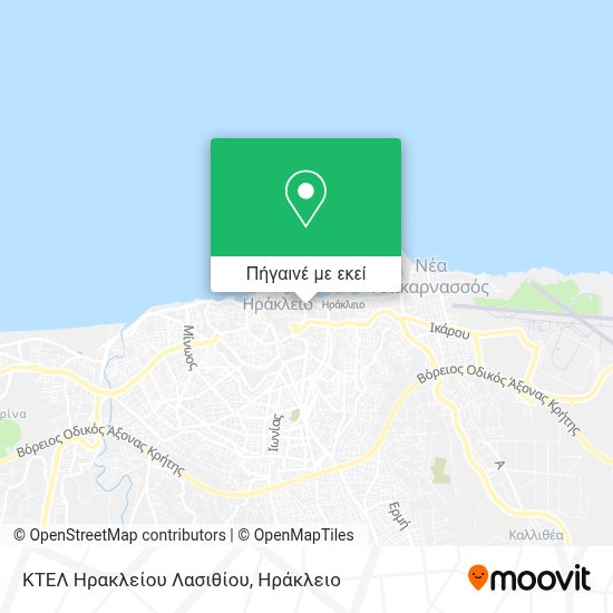 Πώς να φτάσετε στον προορισμό ΚΤΕΛ Ηρακλείου Λασιθίου στην Άγιος Τίτος ...