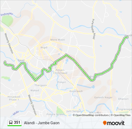 351 Route: Schedules, Stops & Maps - Alandi (Updated)