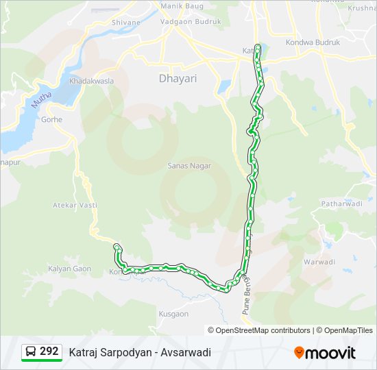 292 Route: Schedules, Stops & Maps - Avsarwadi (Updated)