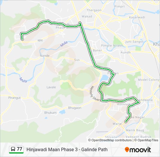 77 Route: Schedules, Stops & Maps - Galinde Path (Updated)