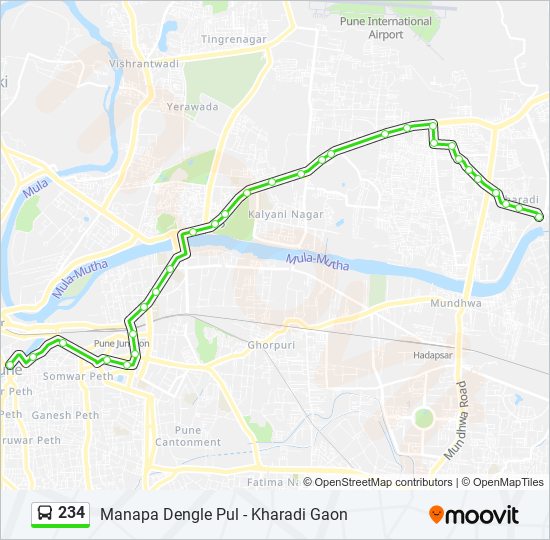 234 Route: Schedules, Stops & Maps - Manapa Dengle Pul (Updated)